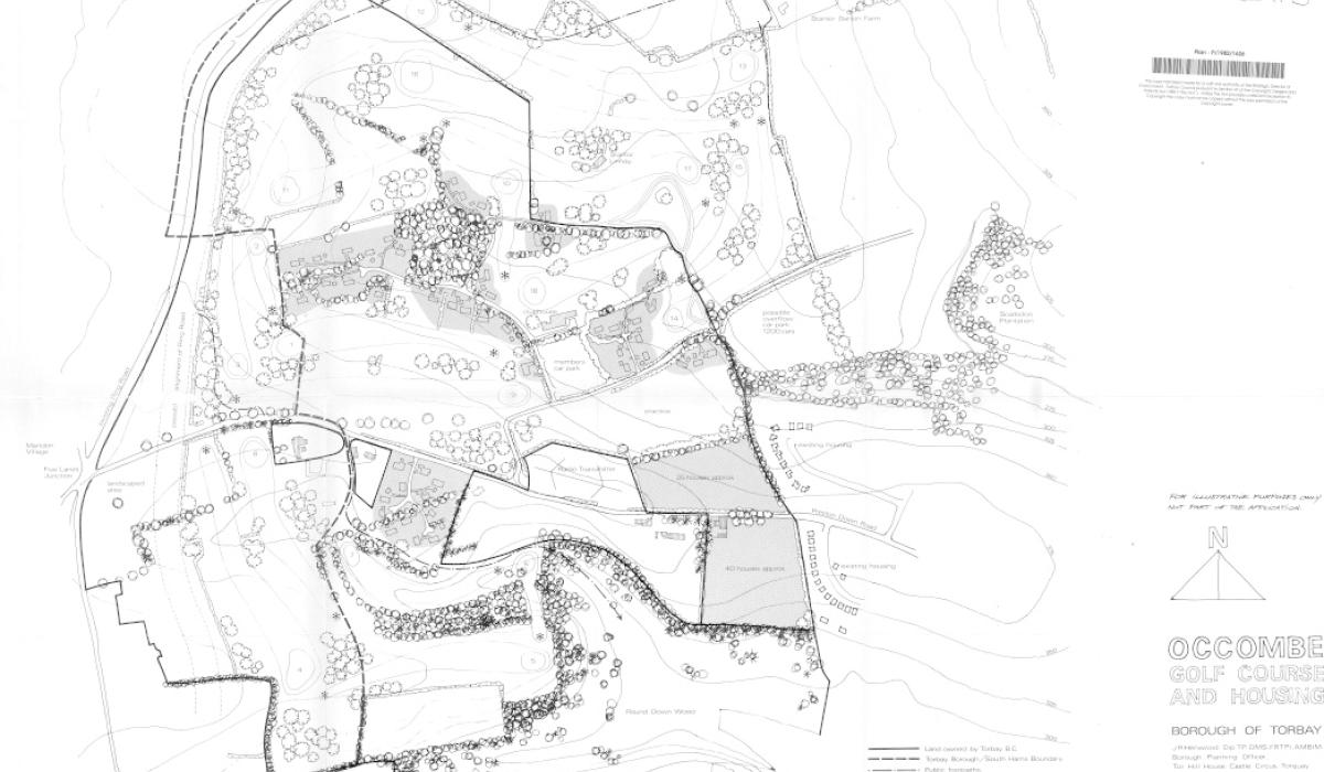 Days when golf course and houses were planned for Occombe Farm - Torbay ...