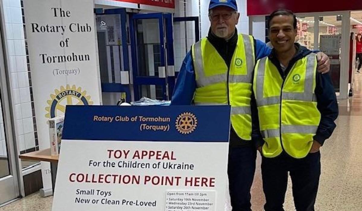 Rotary club launches toys appeal for children in Ukraine - Torbay Today