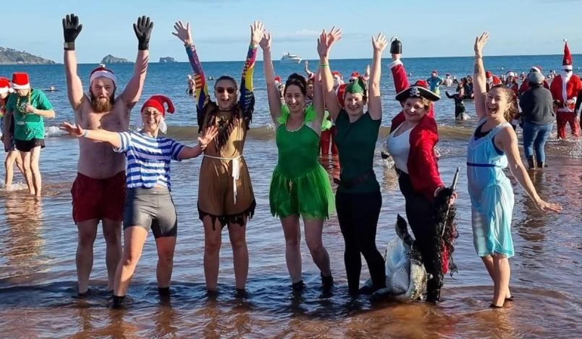 PICTURES: Paignton Lions Club's annual walk into sea raises £3,000 ...