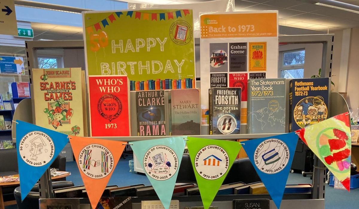 Churston Library 50th anniversary celebrations - and everyone's invited ...
