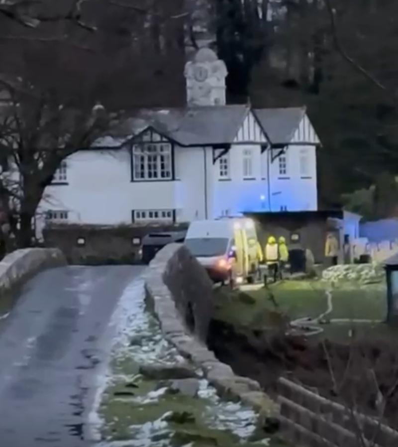 Fire breaks out at iconic Dartmoor hotel as emergency services respond ...