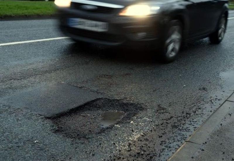 Doing our best to tackle potholes but it's a bit like painting the ...
