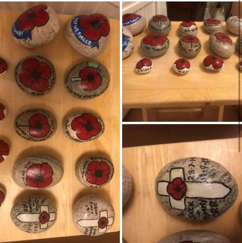 Celebs join veterans' charity in appeal for painted poppy pebbles to ...