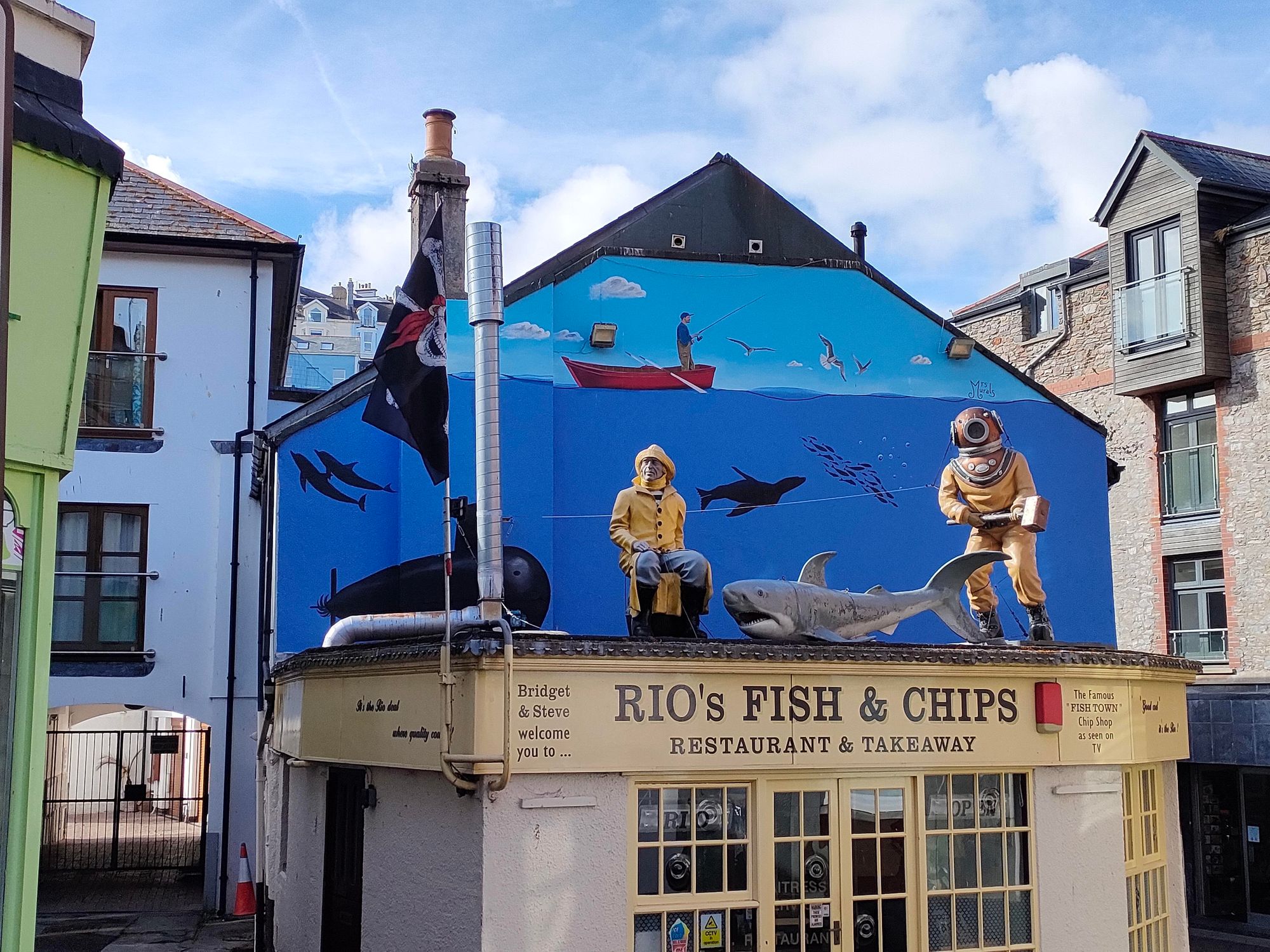 Three new wall murals for Brixham - Torbay Today