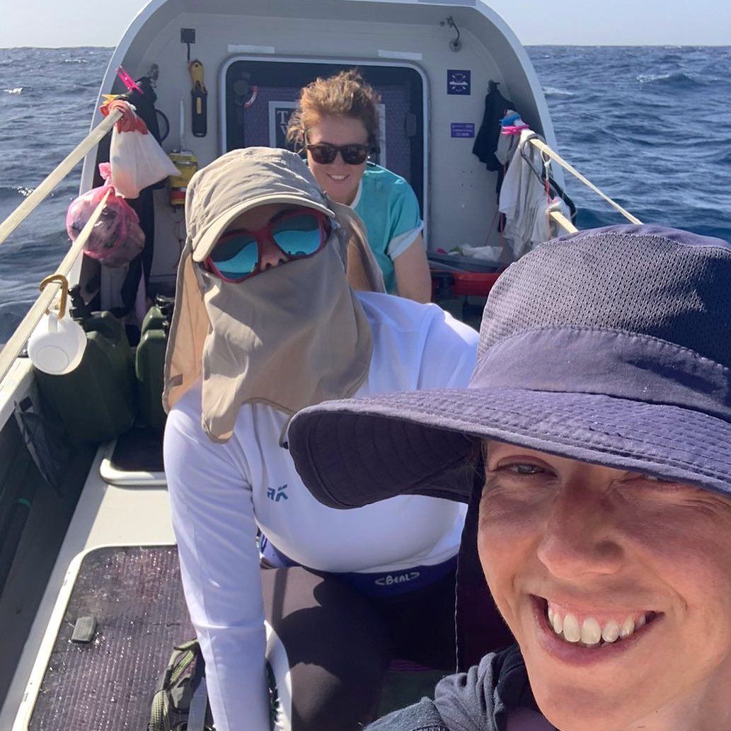 Atlantic rowers celebrate Christmas with satellite call - plus sharks ...