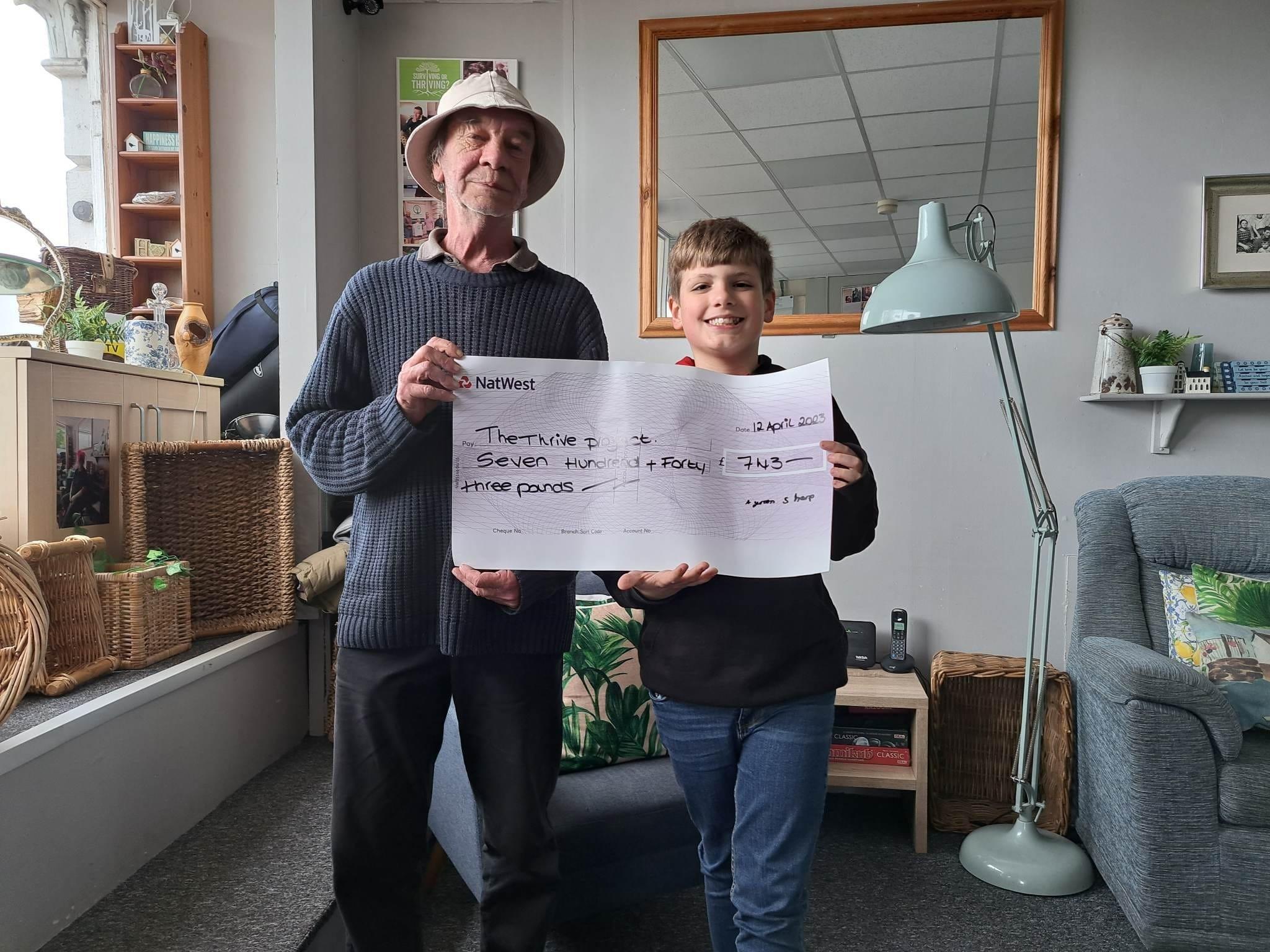 The Thrive Project charity boss praises boys, 10, for 'making a ...